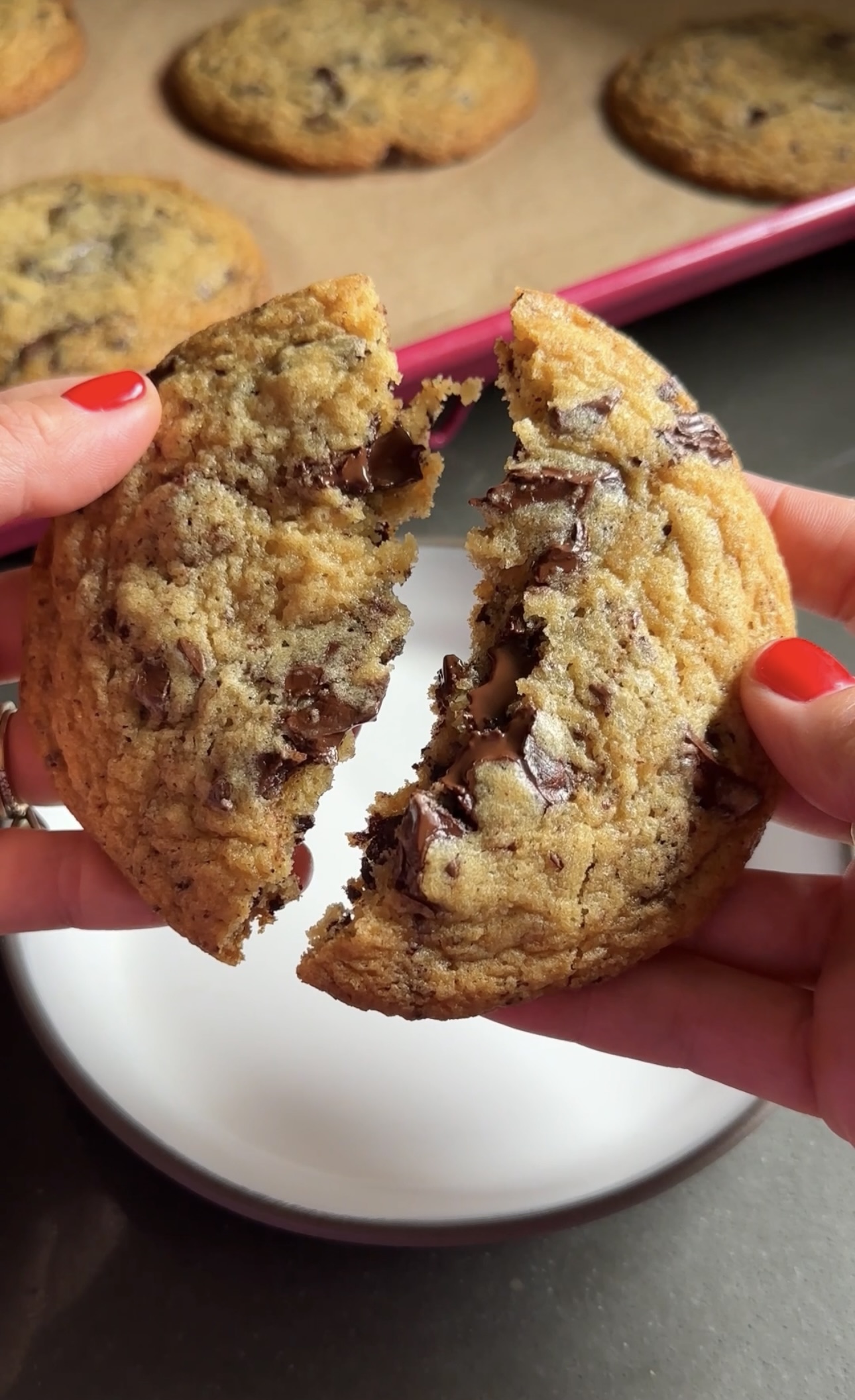 Supersized Chocolate Chip Cookies - Grace Elkus