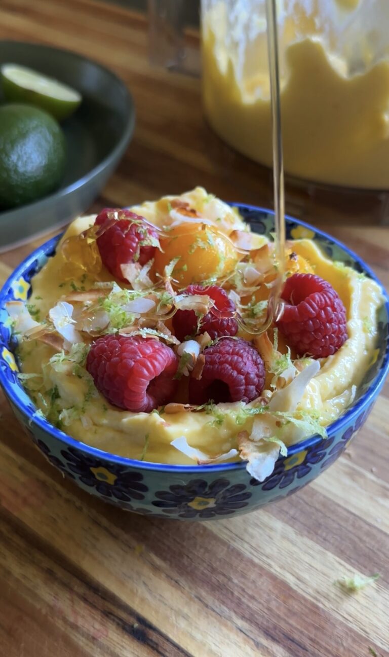 5-minute mango fro-yo - Grace Elkus