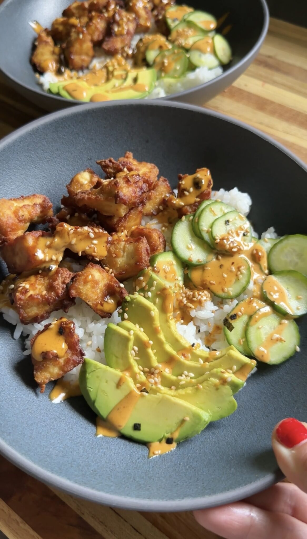 spicy tofu bowls - Grace Elkus