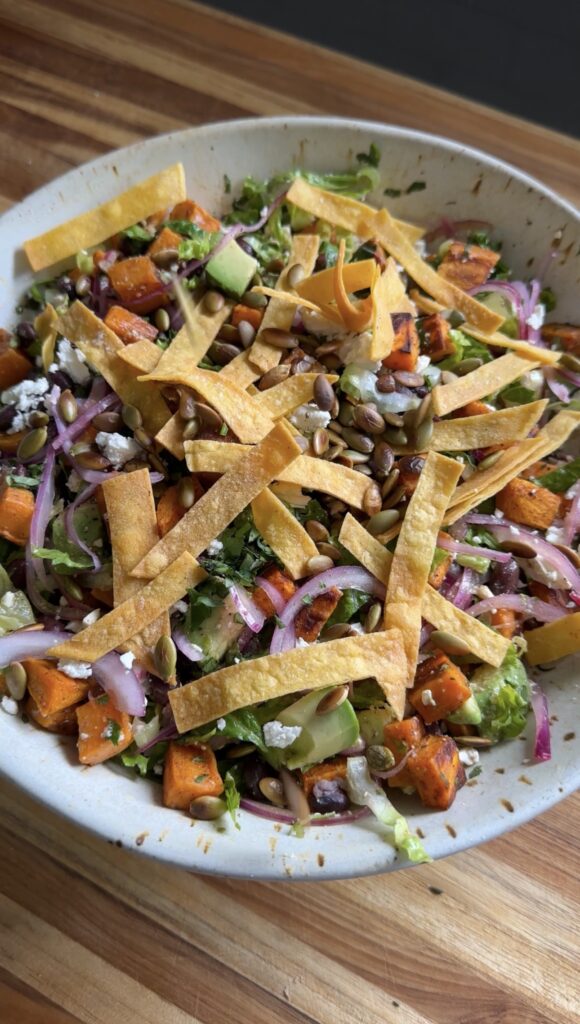 sweet potato taco salad - Grace Elkus