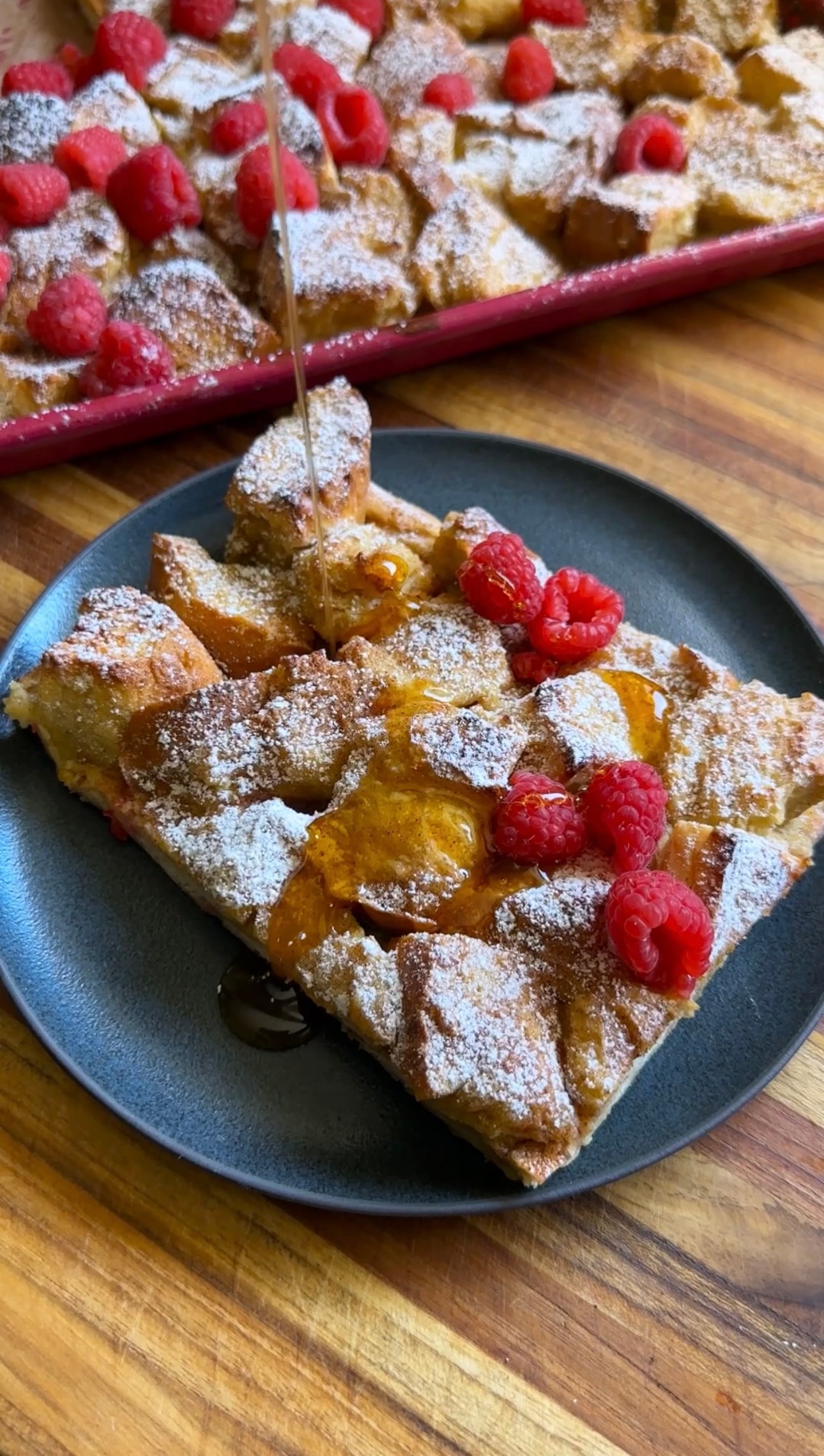 Sheet pan cottage cheese french toast casserole - Grace Elkus